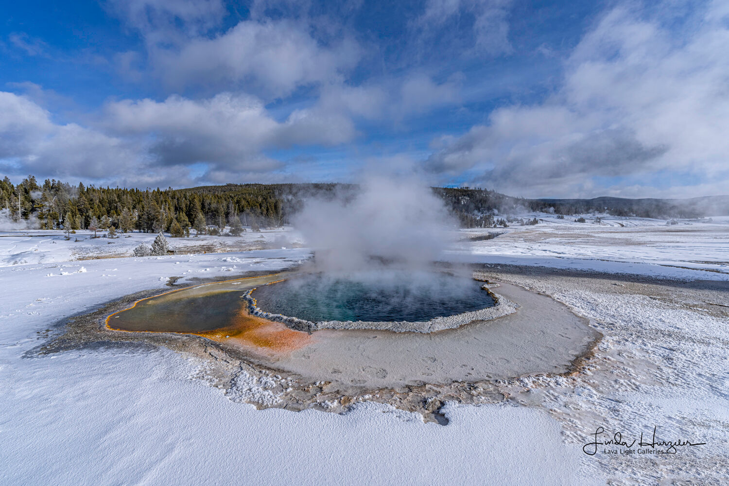 Hot Pool...Cold Sky | Lava Light Galleries